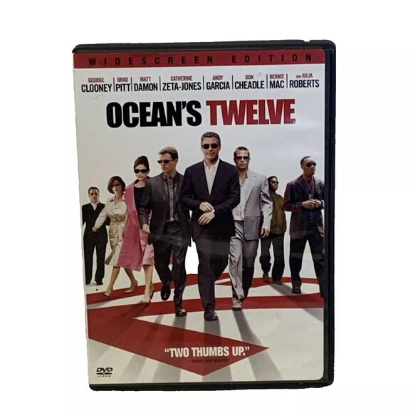 Warner Home Video | Media | Oceans Twelve Dvd 205 Widescreen George Clooney Brad Pitt Matt Damon ...